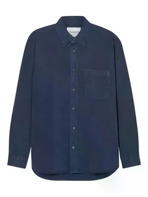 Closed Button-up Shirt - Blue