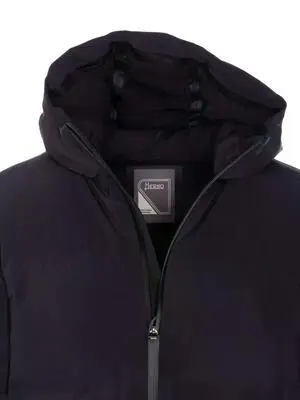 Herno Hooded Padded Coat - Black