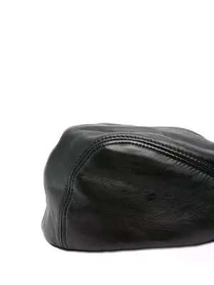Ruslan Baginskiy Leather Panelled Beret