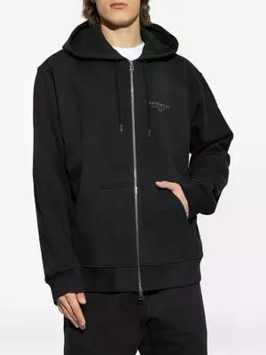 Givenchy Zip-up Hoodie - Black