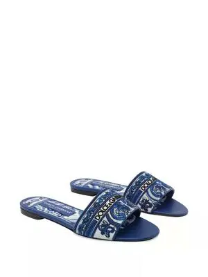 Dolce & Gabbana Embroidered-logo Sandals