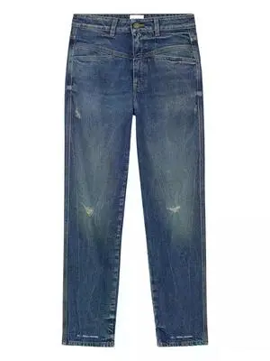 Closed Distressed Cropped Jeans
