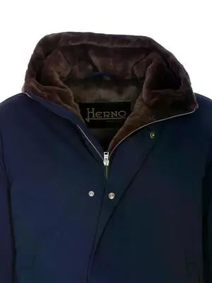 Herno Hooded Parka - Blue