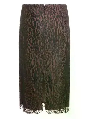 TOM FORD Leopard-print Lace Skirt