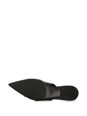 VAGABOND SHOEMAKERS Hermine Pointed-toe Buckled Ballet Flats - Black