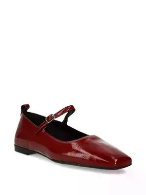 VAGABOND SHOEMAKERS Delia Patent Leather Ballet Flats - Red