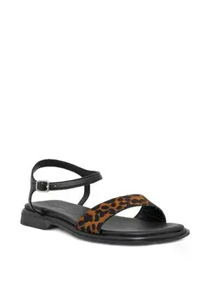 VAGABOND SHOEMAKERS Izzy Leopard-print Leather Sandals