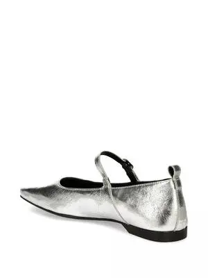 VAGABOND SHOEMAKERS Delia Buckle-strap Square-toe Ballet Flats