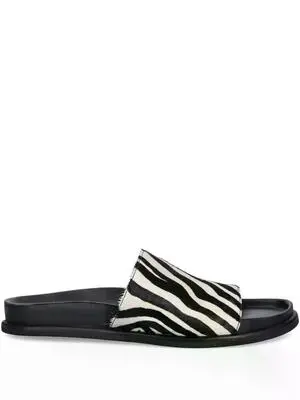 VAGABOND SHOEMAKERS Effie Zebra-print Slides