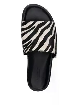 VAGABOND SHOEMAKERS Effie Zebra-print Slides