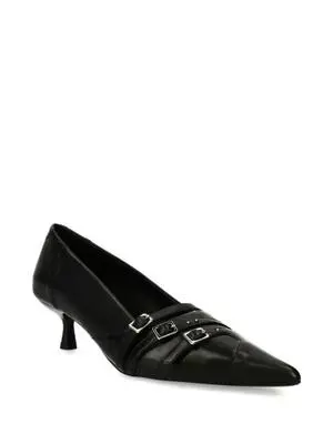 VAGABOND SHOEMAKERS 47mm Lykke Buckle-detail Pumps - Black
