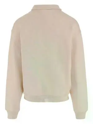 Jacquemus Grosgrain High-collar Logo Sweatshirt - Neutrals