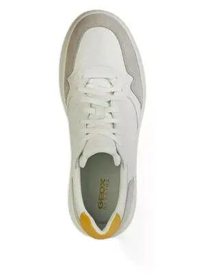 Geox Arvier Suede Leather Panel Sneakers