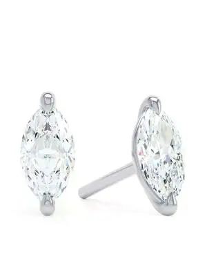LOEV 18kt White Gold Marquise Diamond Earrings