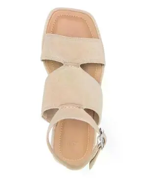 UGG Delray R 2.400 Ankle-strap Suede Sandals - Neutrals