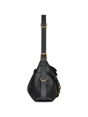 Givenchy Medium Voyou Bag In Shiny Leather - Black