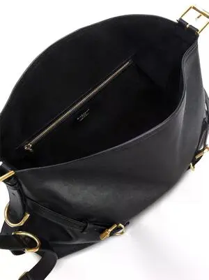 Givenchy Medium Voyou Bag In Shiny Leather - Black