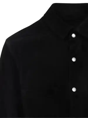 Rick Owens Button-fastening Suede Shirt