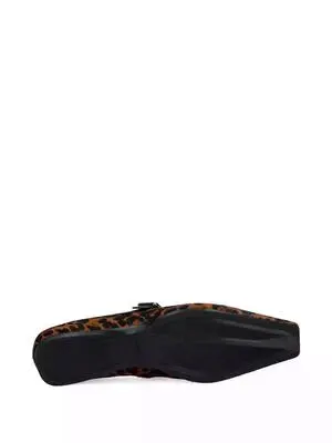 VAGABOND SHOEMAKERS Wioletta Leopard-print Ballet Flats - Brown
