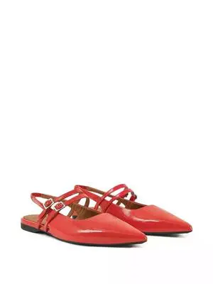 VAGABOND SHOEMAKERS Hermine Patent Leather Slingback Ballet Flats