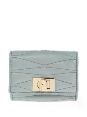 Furla 1927 Quilted Clasp Wallet - Blue