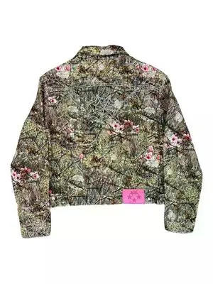 SP5DER Floral-print Trucker Jacket
