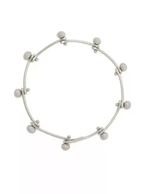JIL SANDER Metal Beaded Bracelet - Grey