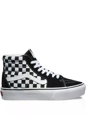 VANS Sk8 Hi Platform 2.0 Checkerboard Sneakers - Black