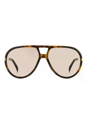 DB EYEWEAR BY DAVID BECKHAM Pilot-frame Sunglasses - Brown