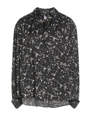 OTTOD'AME Multicolor Satin Long Sleeve Shirt