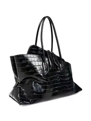 Attico Crocodile-effect Tote Bag