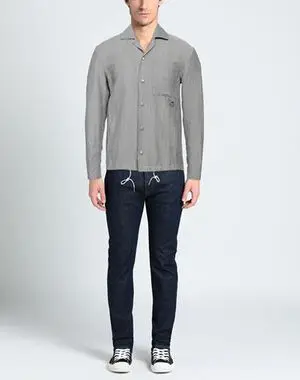 PAOLO PECORA Jacket Size Linen, Polyester, Wool