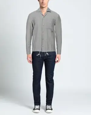 PAOLO PECORA Jacket Size Linen, Polyester, Wool