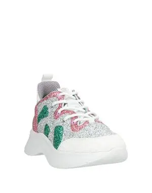 Hogan Specialmadeupcycled Limited Edition Leather Sneakers - Silver