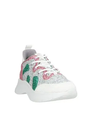 Hogan Specialmadeupcycled Limited Edition Leather Sneakers - Silver