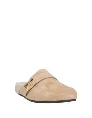 Tory Burch Leather Mules & Clogs - Beige