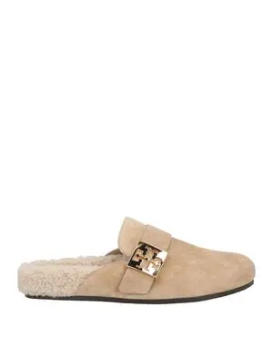 Tory Burch Leather Mules & Clogs - Sand