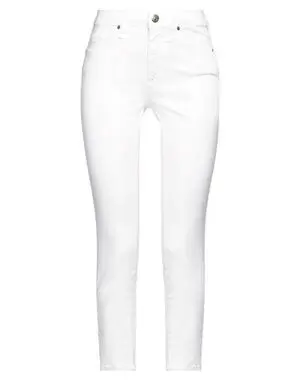 Armani Exchange Tapered Cotton Elastane Pants - White