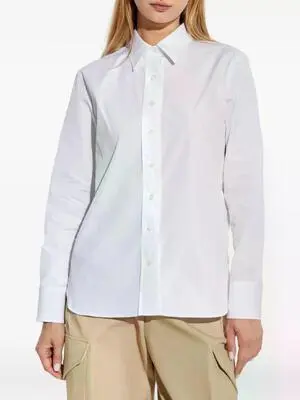 Givenchy Logo-embroidered Cotton Shirt - White