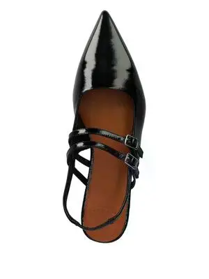 VAGABOND SHOEMAKERS Hermine Patent Leather Ballet Flats - Black