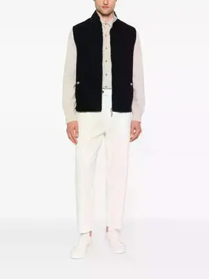 Eleventy Button-fastening Pocket Shirt - Neutrals