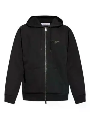 Givenchy Zip-up Hoodie - Black