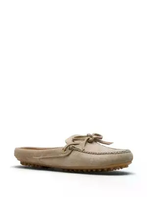 Car Shoe Almond-toe Suede Driving Slippers