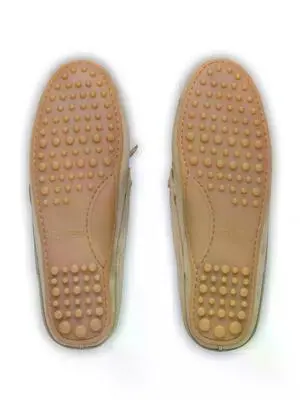Car Shoe Almond-toe Suede Driving Slippers