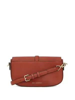 Karl Lagerfeld K/autograph Padlock Leather Shoulder Bag