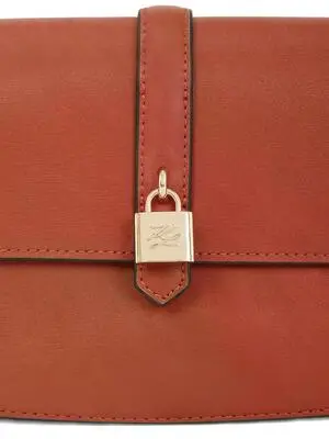 Karl Lagerfeld K/autograph Padlock Leather Shoulder Bag