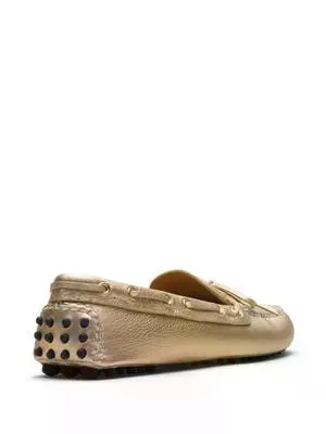 Car Shoe Grained Leather Driving Shoes