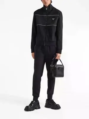 Prada Sweatpants With Re-nylon Details - Black