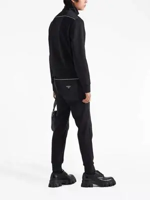 Prada Sweatpants With Re-nylon Details - Black
