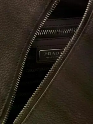 Prada Grained Leather Crossbody Bag